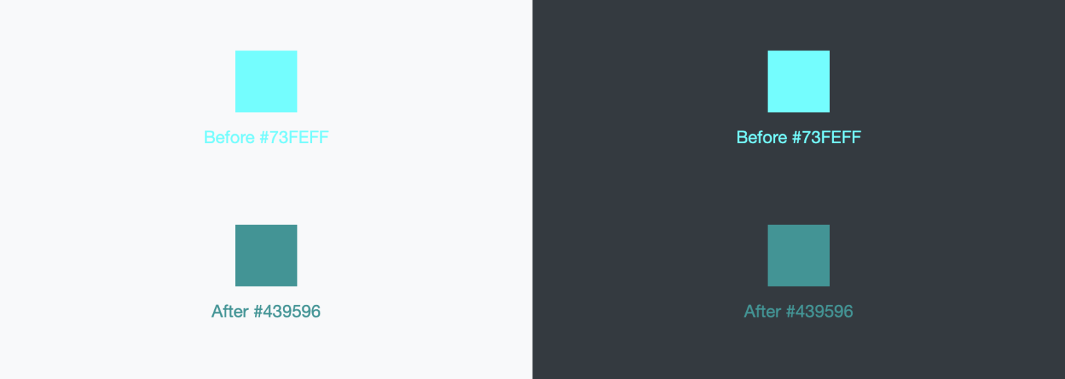 Adjust text color to be readable on light and dark backgrounds ...