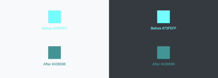 Adjust text color to be readable on light and dark backgrounds ...